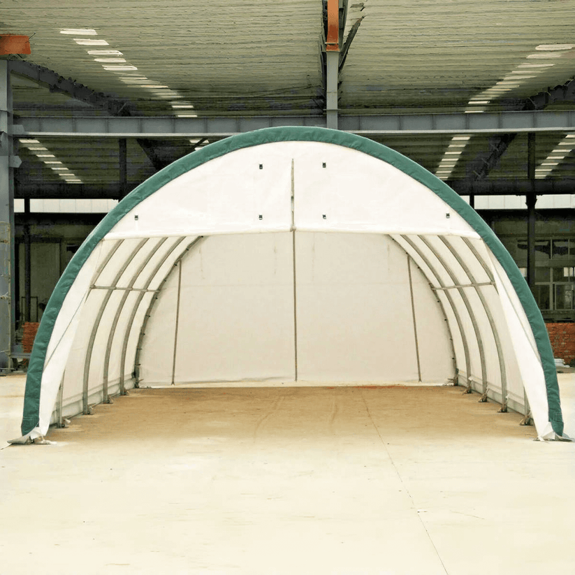 Single Truss Arch Storage Shelter W20'xL30'xH12' – Container Solutions ...